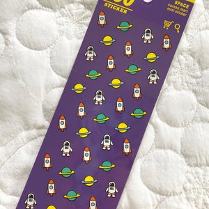 Kawaii Sticker Sheet: Choa Choa Korean Mart Mini Sticker Space Made in ...