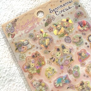 J Kawaii Japan Sticker Sheet: 2022 San-x Kiraholo Gem Cut Holo Plastic ...