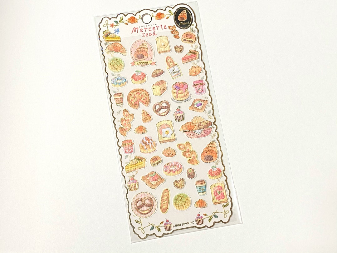 C Kawaii Japan Sticker Sheet Assort: Kamio Japan Mercerie Embroider ...