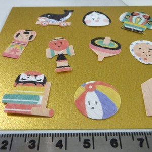 Japanese Textured Washi Paper Sticker Flake - 50 Ct Mind Wave Nippon ...