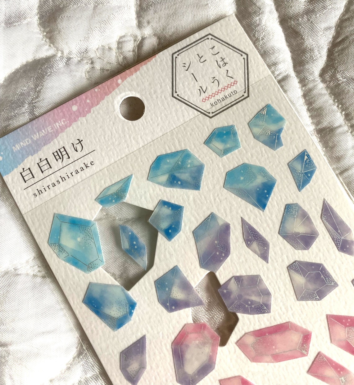 Japan Sticker Sheet Assort: Sheer Photo Series Japanese Night PASTEL ...