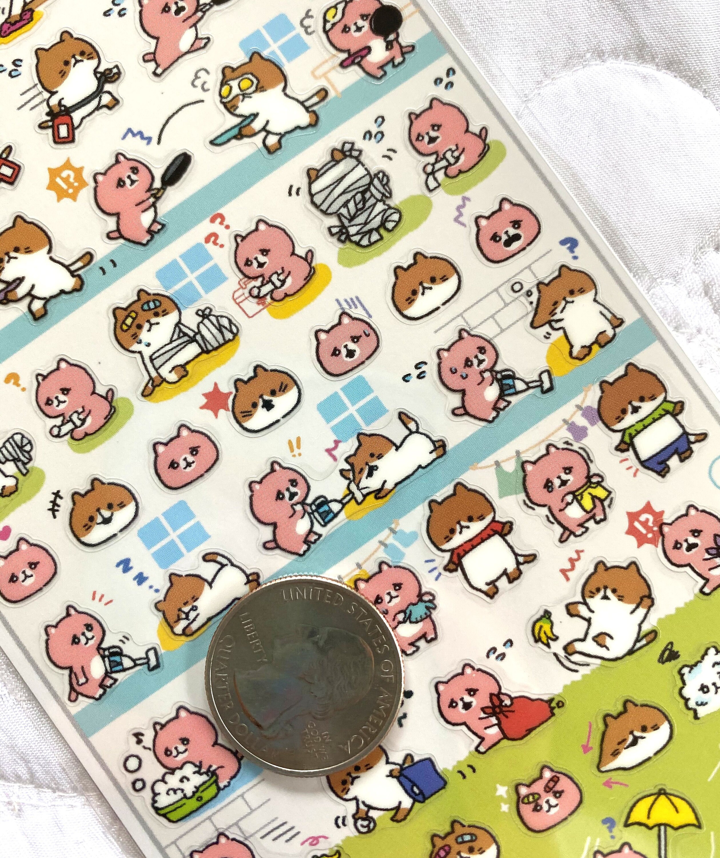 Kawaii Japan Sticker Sheet Assort Mind Wave Japan A Chan and | Etsy