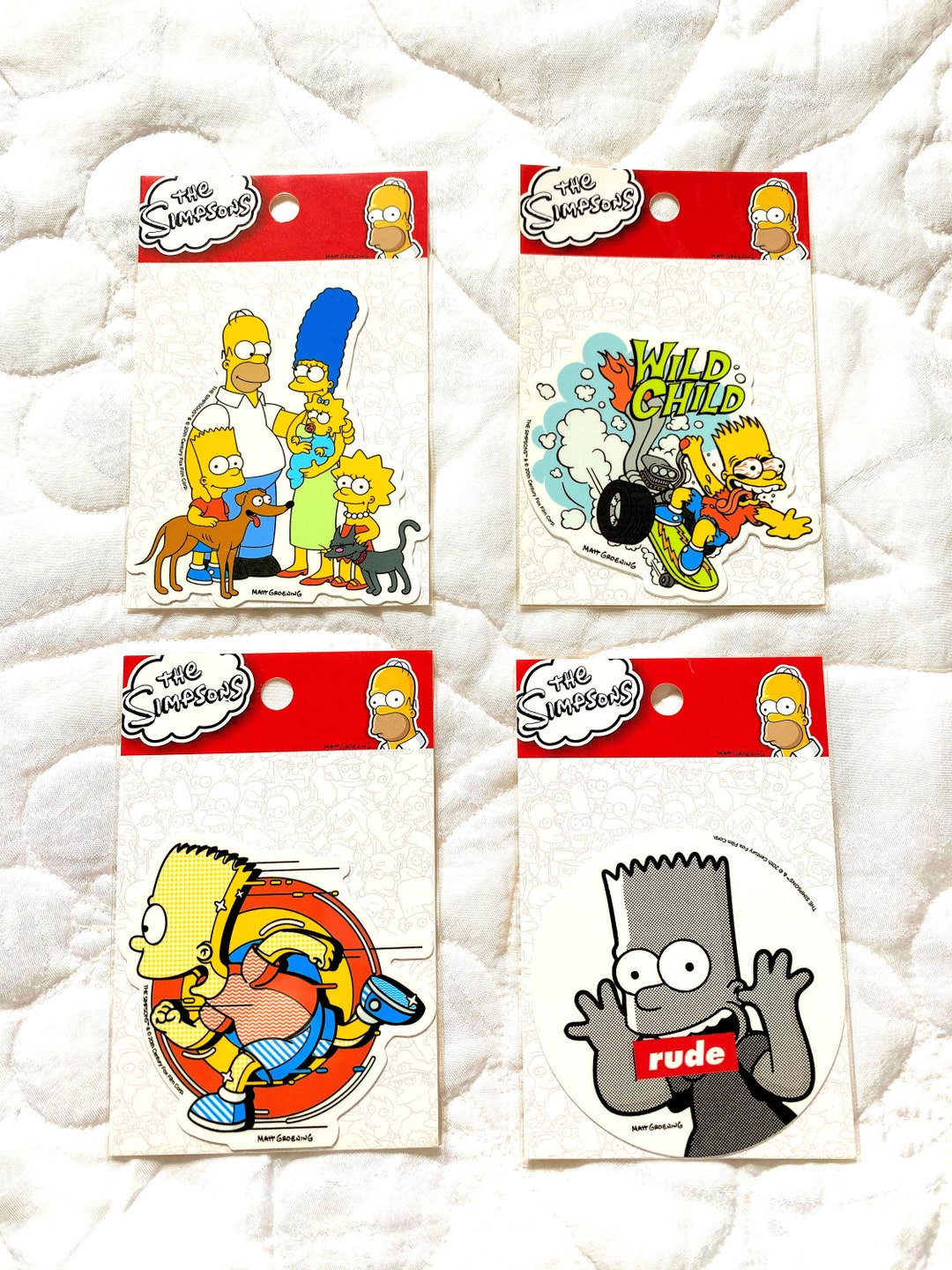 The Simpsons Deco Sticker CHOOSE ONE: Japanese High Quality Vinyl ...