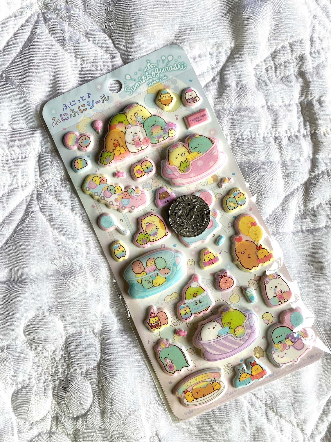 Kawaii Japan Sticker Sheet Assort Puffy Sumikko Gurashi Fancy - Etsy
