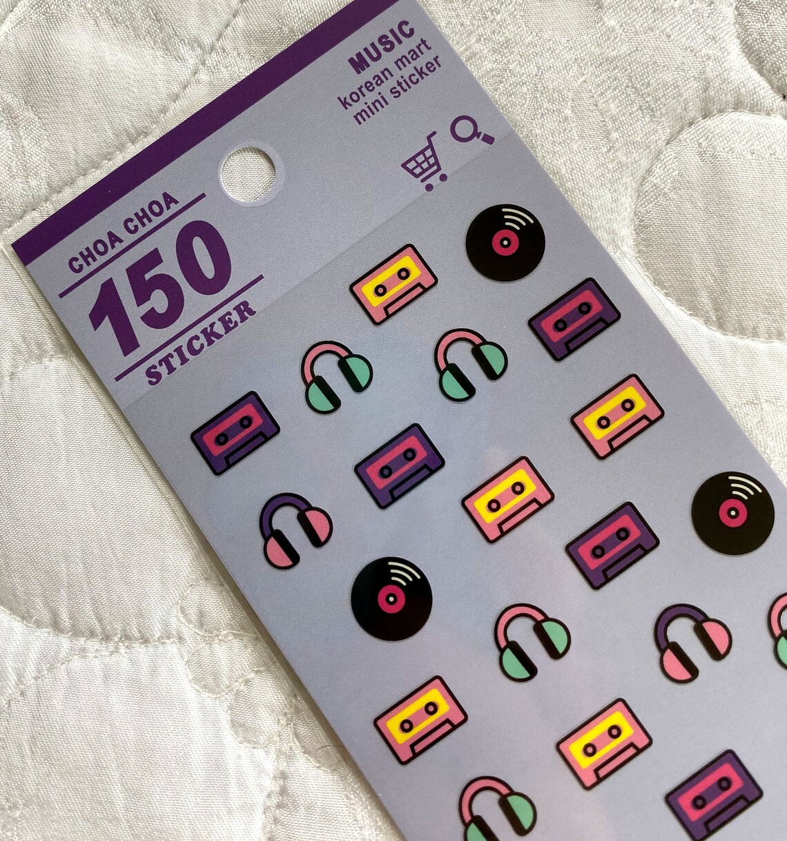 Kawaii Sticker Sheet: Choa Choa Korean Mart Mini Sticker Retro | Etsy