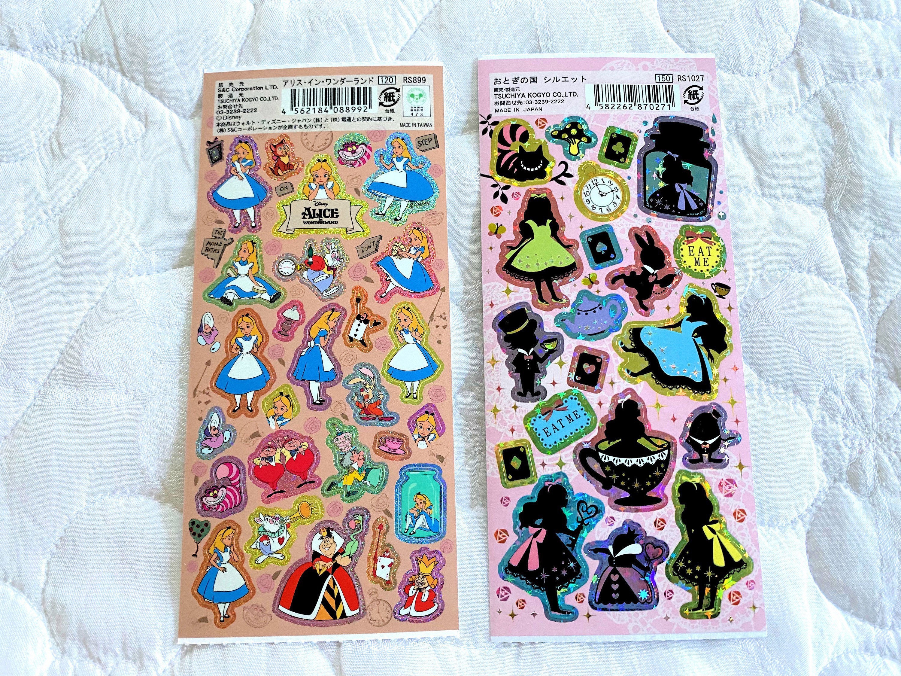 Kawaii Japan Sticker Sheet CHOOSE ONE: Tsuchiya Holographic Alice in ...