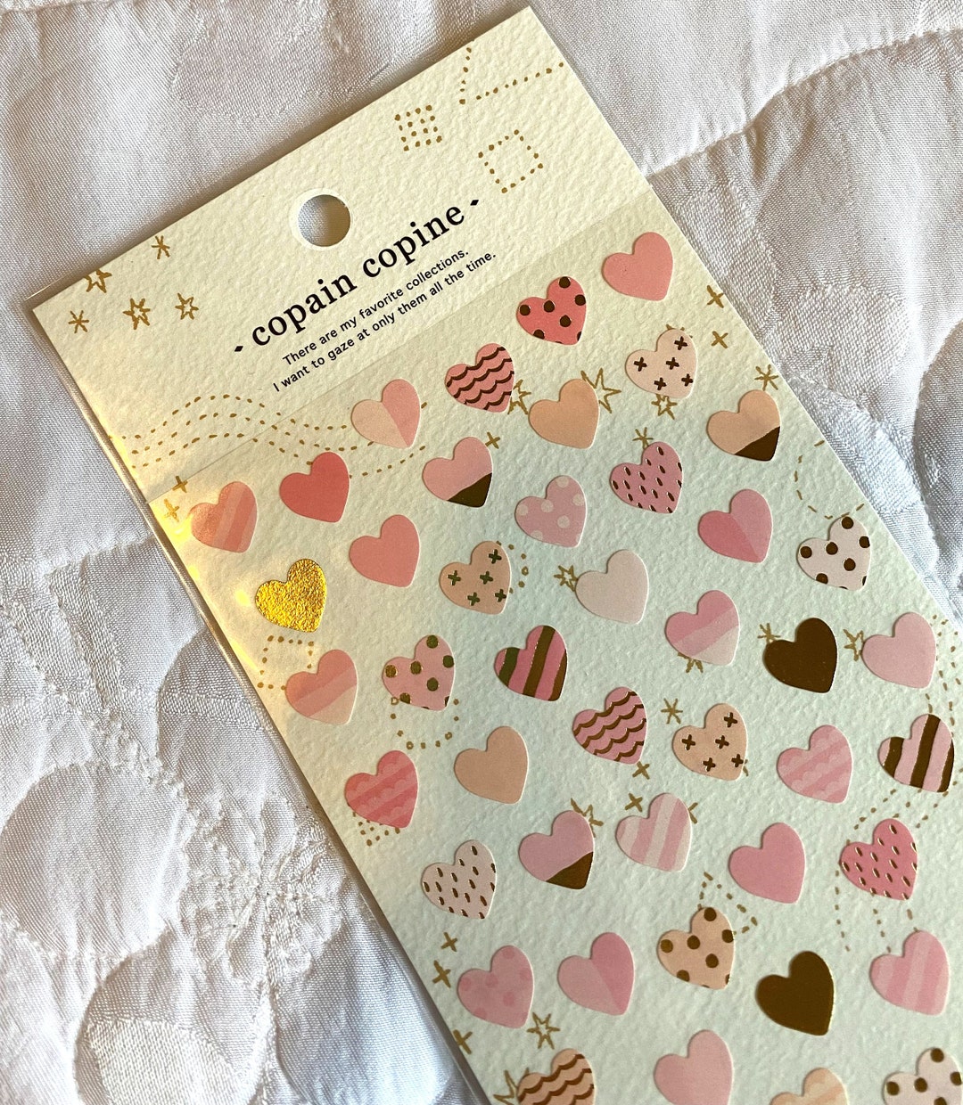 Kawaii Japan Paper Sticker Sheet Assort: Copain Copine Series - Etsy