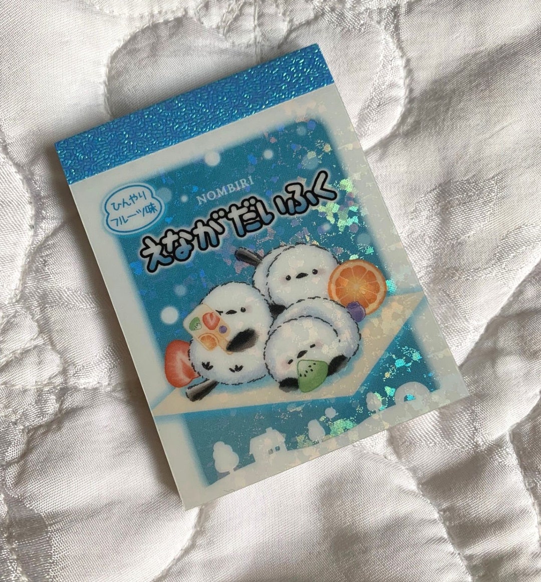 Kawaii Japan Mini Memo Notepad: Crux Enaga Daifuku Hokkaido White ...