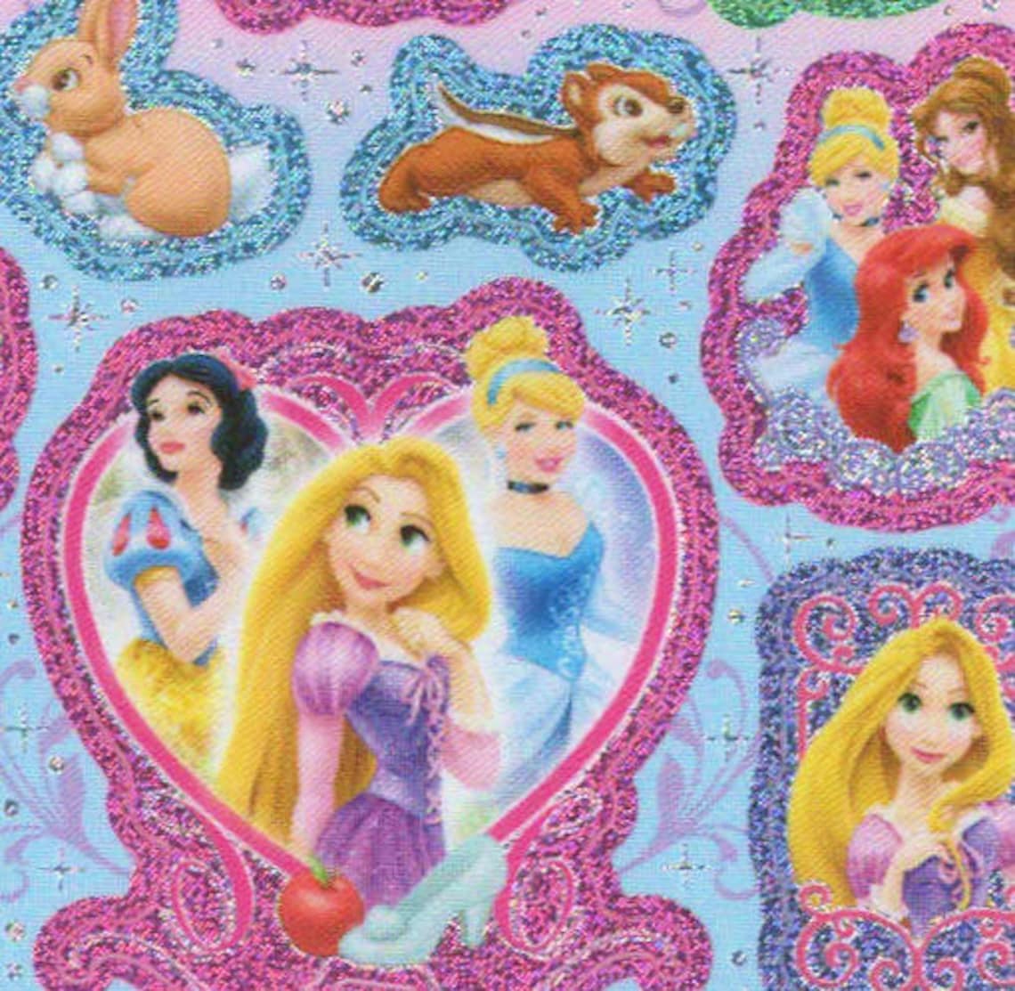 Kawaii Japan Sticker Sheet Assort: Disney Holographic RS866 Princess ...