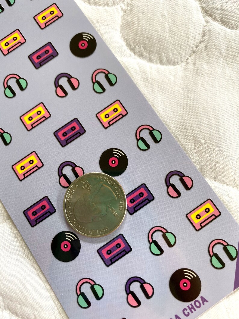 Kawaii Sticker Sheet: Choa Choa Korean Mart Mini Sticker Retro | Etsy