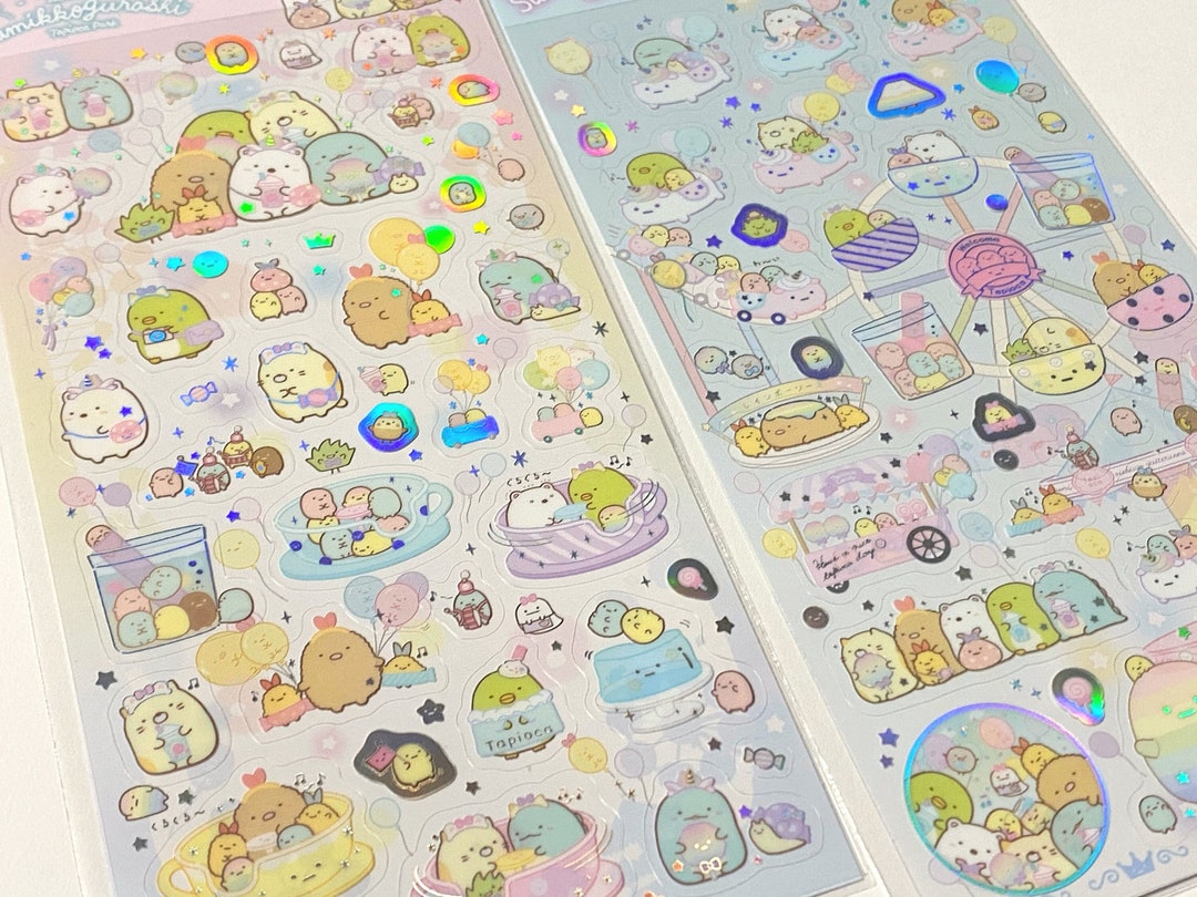Kawaii Japan Sticker Sheet Pink or Blue: Sumikko Gurashi 2020 Tapioca ...
