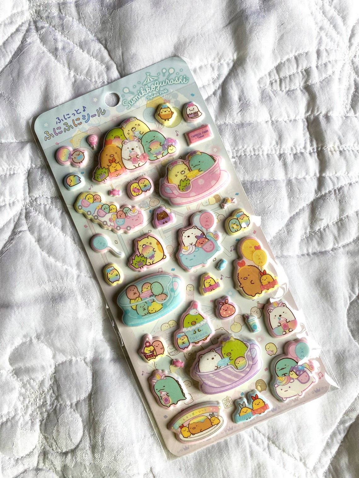 Kawaii Japan Sticker Sheet Assort Puffy Sumikko Gurashi Fancy Etsy