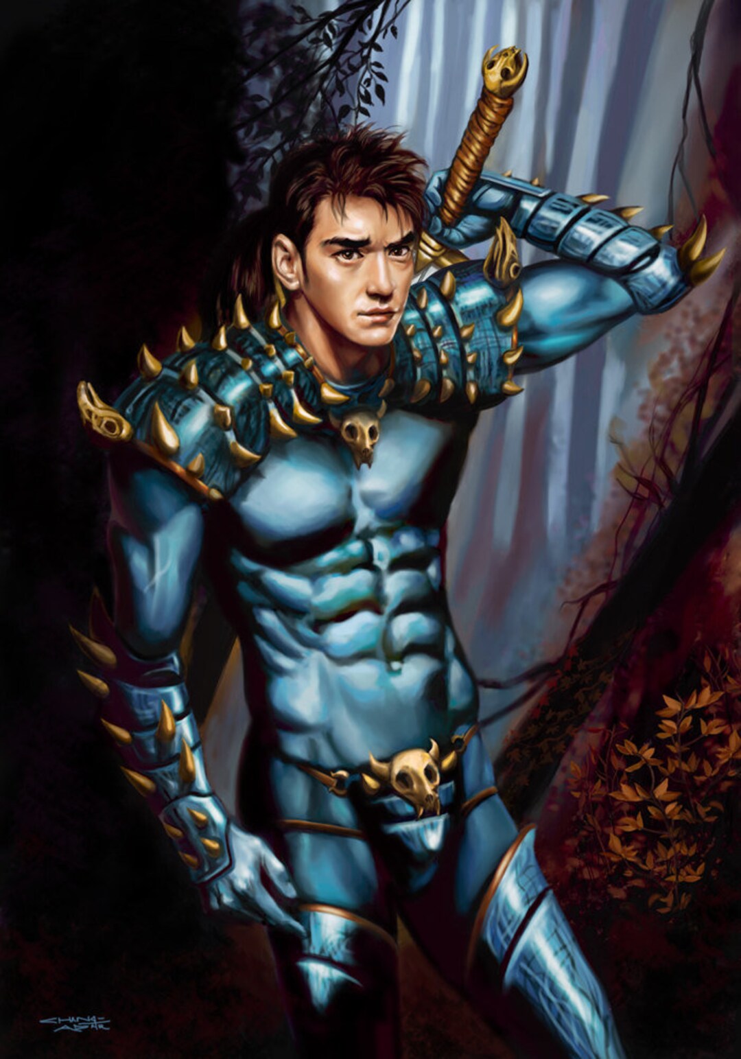 8x10 Signed Asian Vampire Hunter Warrior Print - Etsy