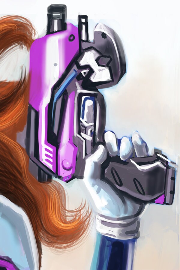 Signed Sexy Asian Overwatch D.va 8.5 X 11 Print by Sandra - Etsy