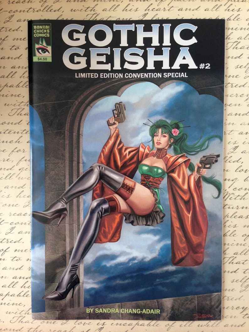Gothic Geisha Limited Edition Convention 24-page Comic Book 2 Signed by Sandra Chang-adair - Etsy