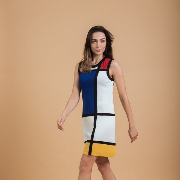 Mondrian Dress - Etsy