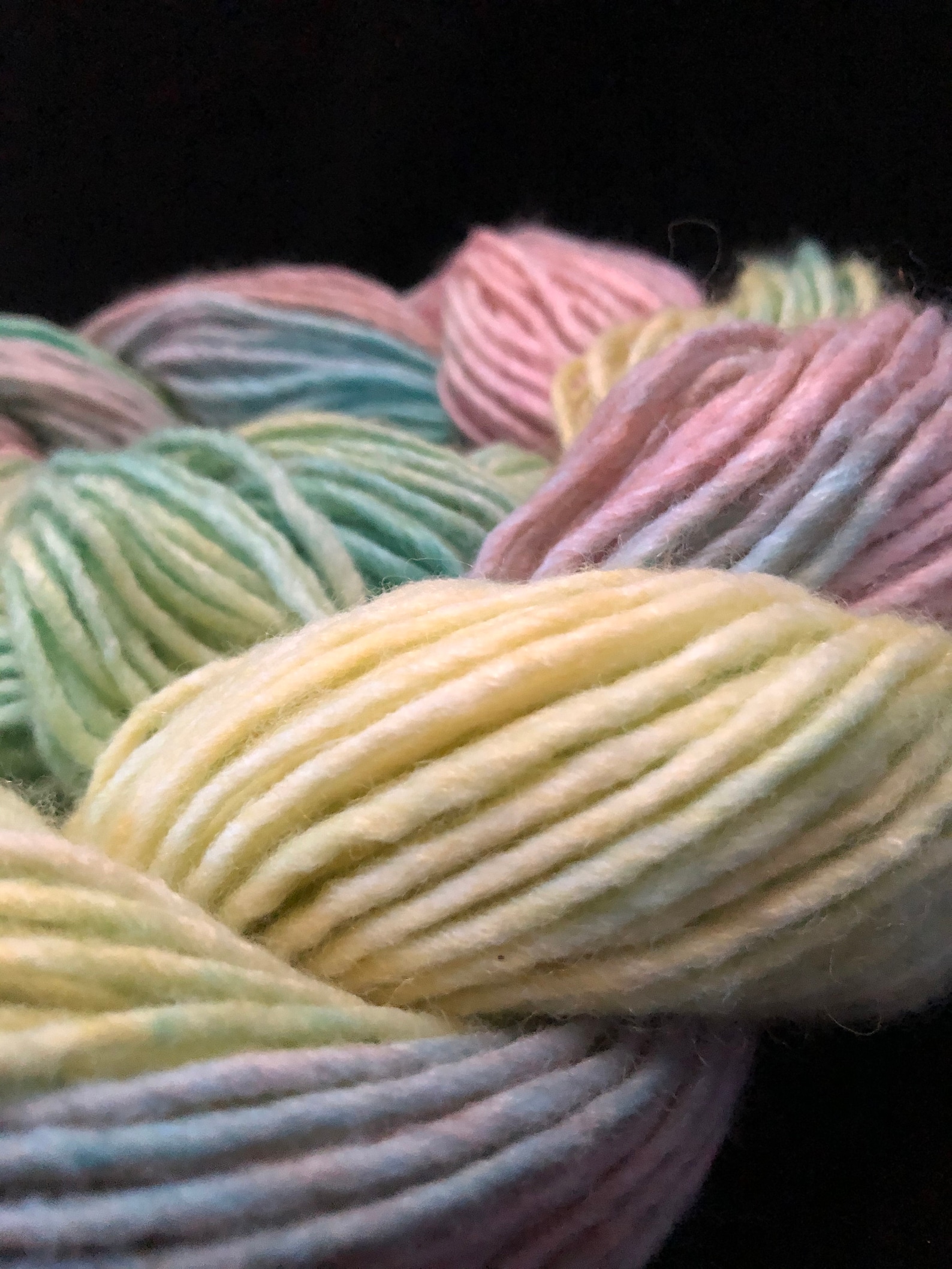 Superwash Merino Wool, Pastel Colors, Spring Color, Hand Dyed Yarn - Etsy