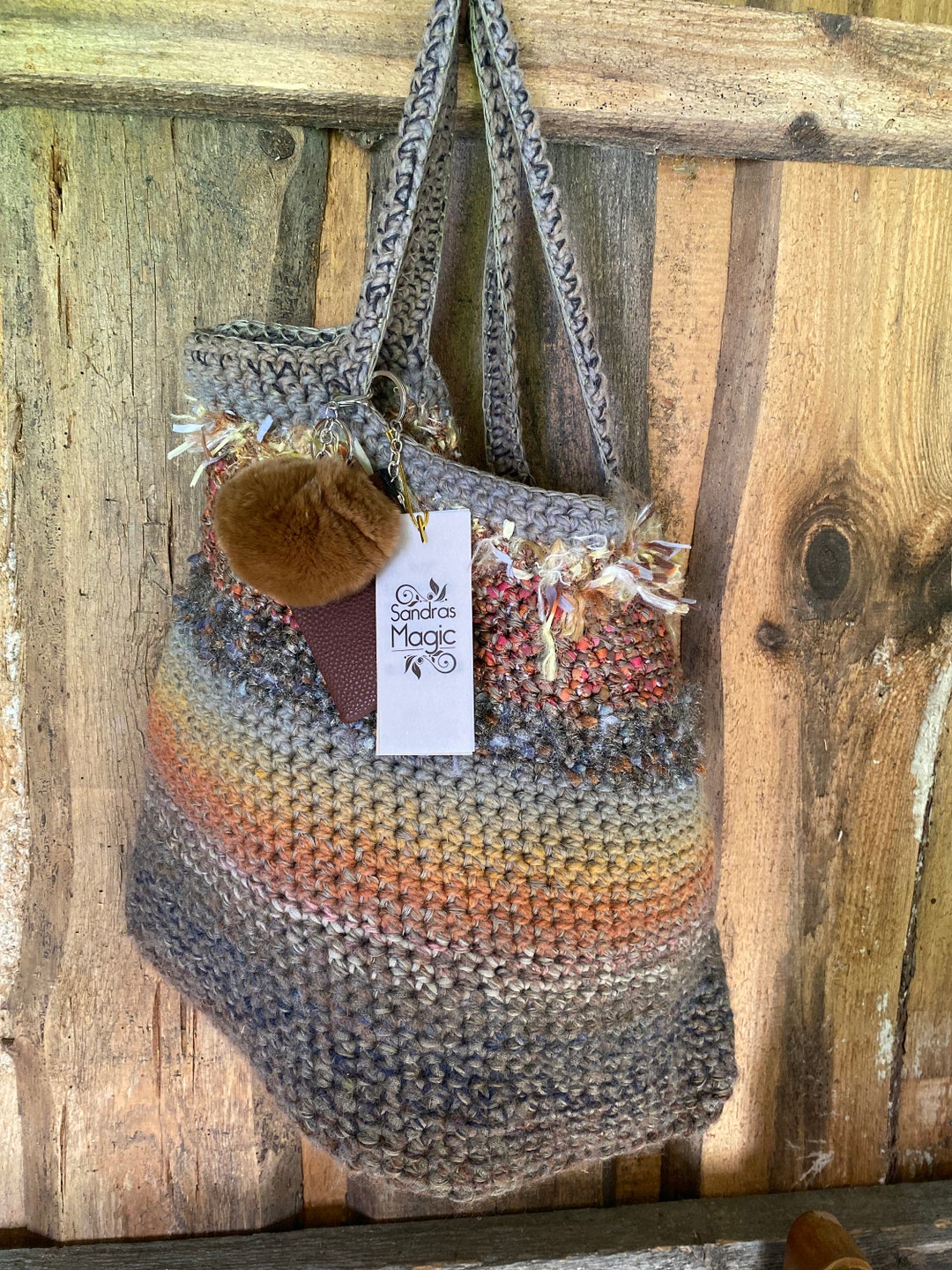 Handmade Crochet Tote Bag: Extra Large Bohemian Market Bag - Etsy