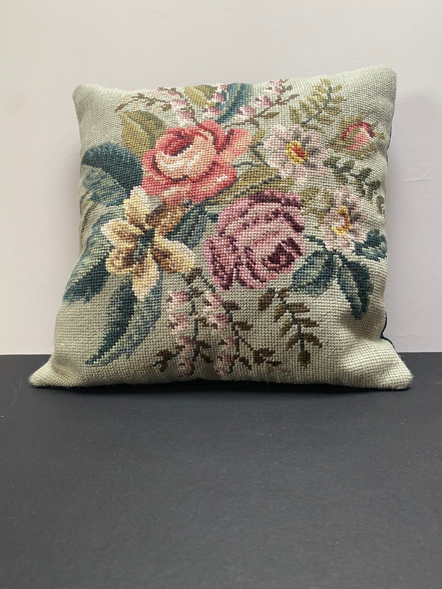 Decorative Hand-embroidered Pillowcases With Flowers, Vintage Style ...