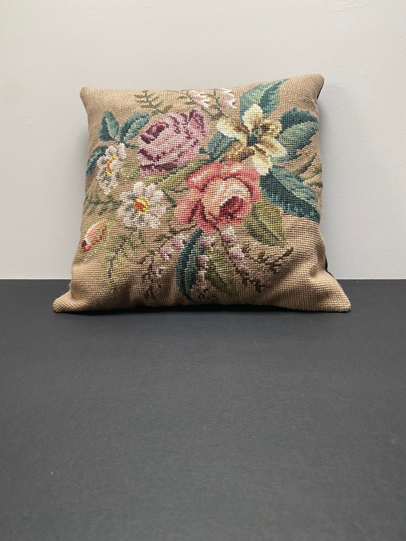 Decorative Hand-embroidered Pillowcases With Flowers, Vintage Style ...