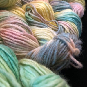 Superwash Merino Wool, Pastel Colors, Spring Color, Hand Dyed Yarn - Etsy