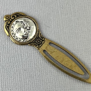 Sun and Moon - Vintage Style Antique Brass Celestial Bookmark, Teacher ...