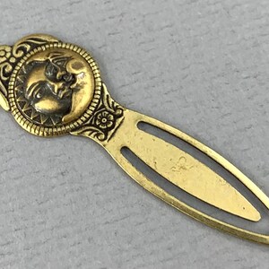 Sun and Moon - Vintage Style Antique Brass Celestial Bookmark, Teacher ...