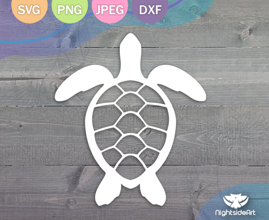 Sea Turtle Cut Files for Cricut and Silhouette .svg .png .jpg .dxf - Etsy