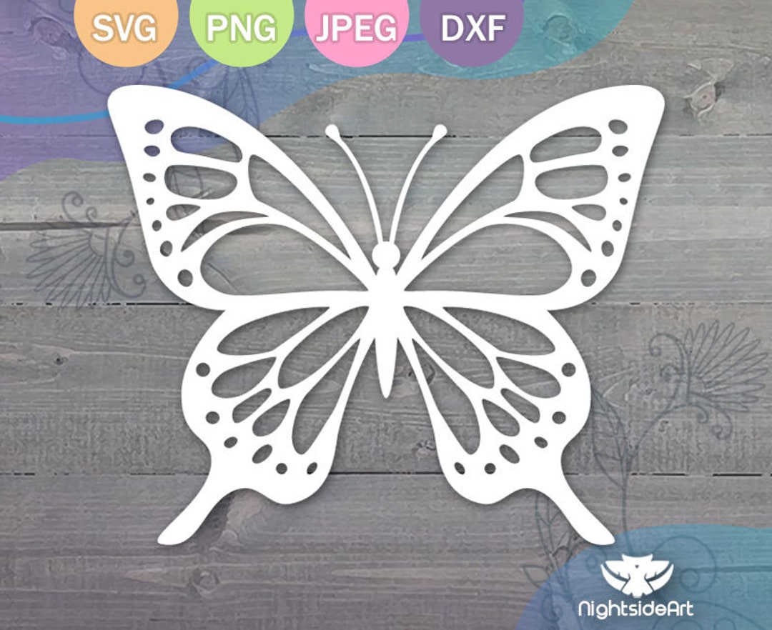 Butterfly Cut Files for Cricut and Silhouette Butterfly Clipart .svg ...