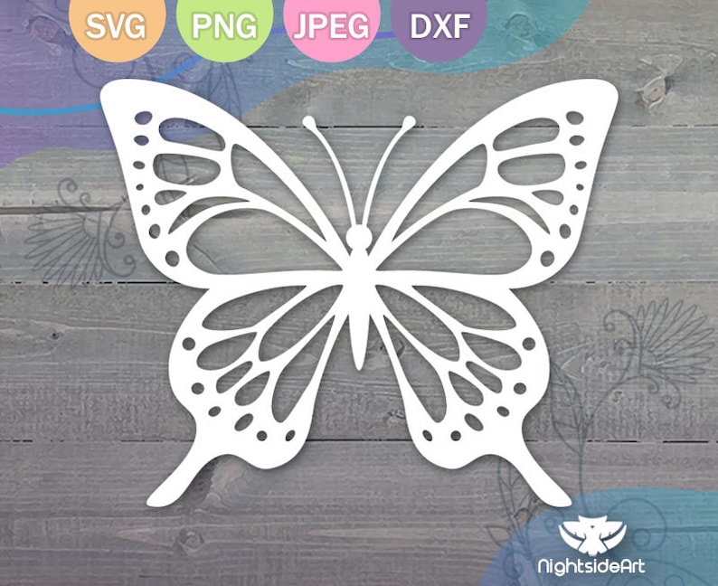 Butterfly Cut Files for Cricut and Silhouette Butterfly Clipart .svg ...