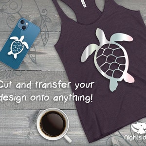 Sea Turtle Cut Files for Cricut and Silhouette - Etsy