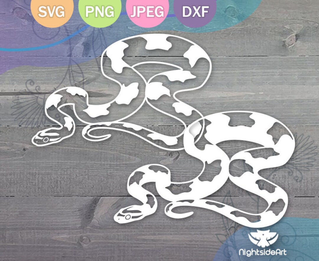 Corn Snake Cut Files for Cricut and Silhouette .svg .png .jpg .dxf - Etsy
