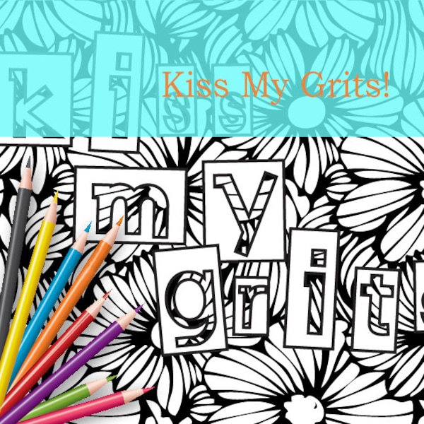 Kiss My Grits - Etsy