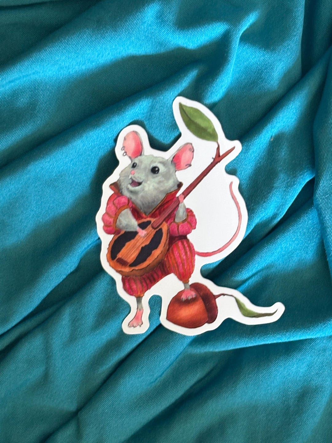 Mouse Bard Sticker - Etsy