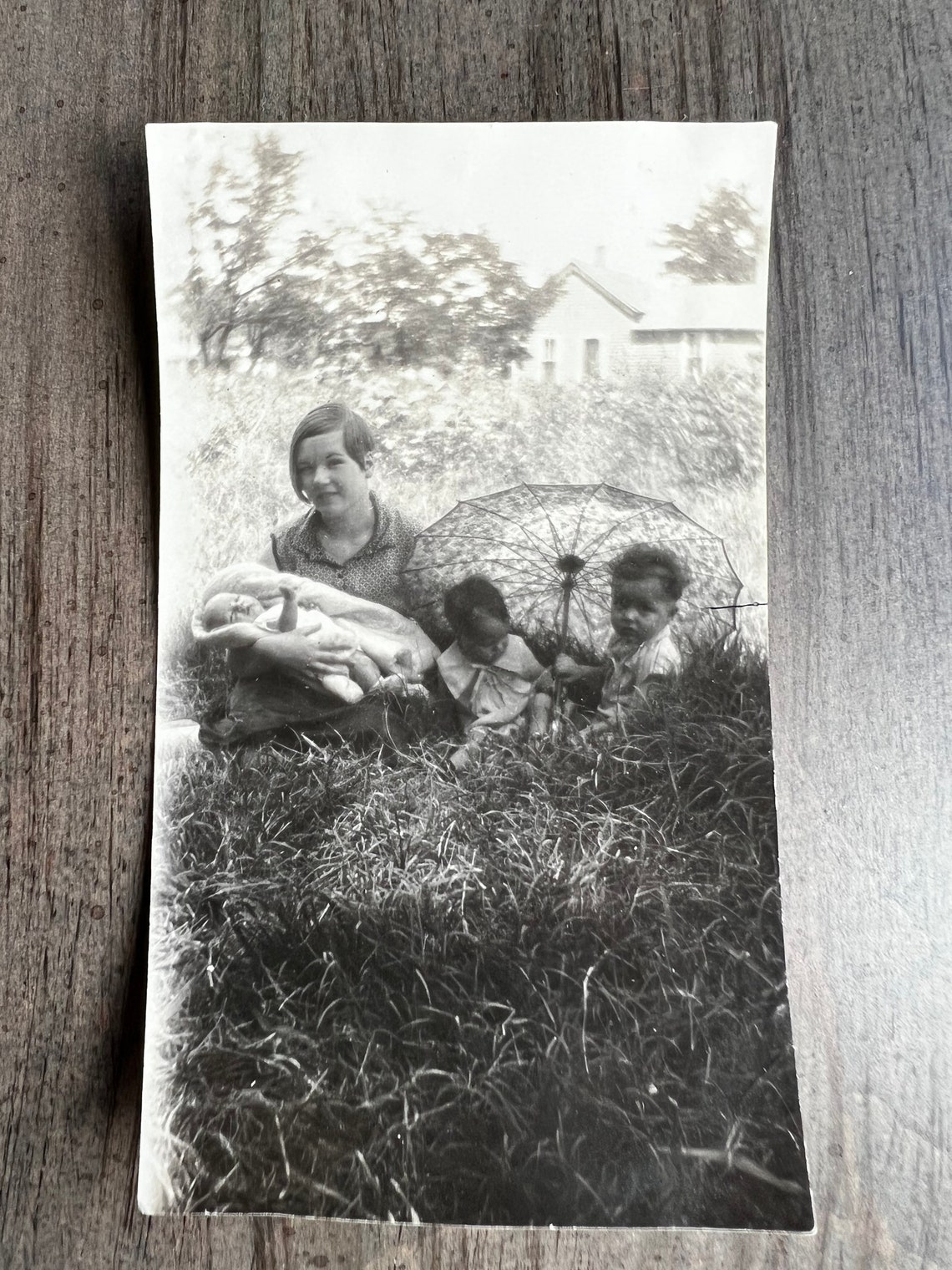 Flapper Babies Parasol Antique Found Photo - Etsy