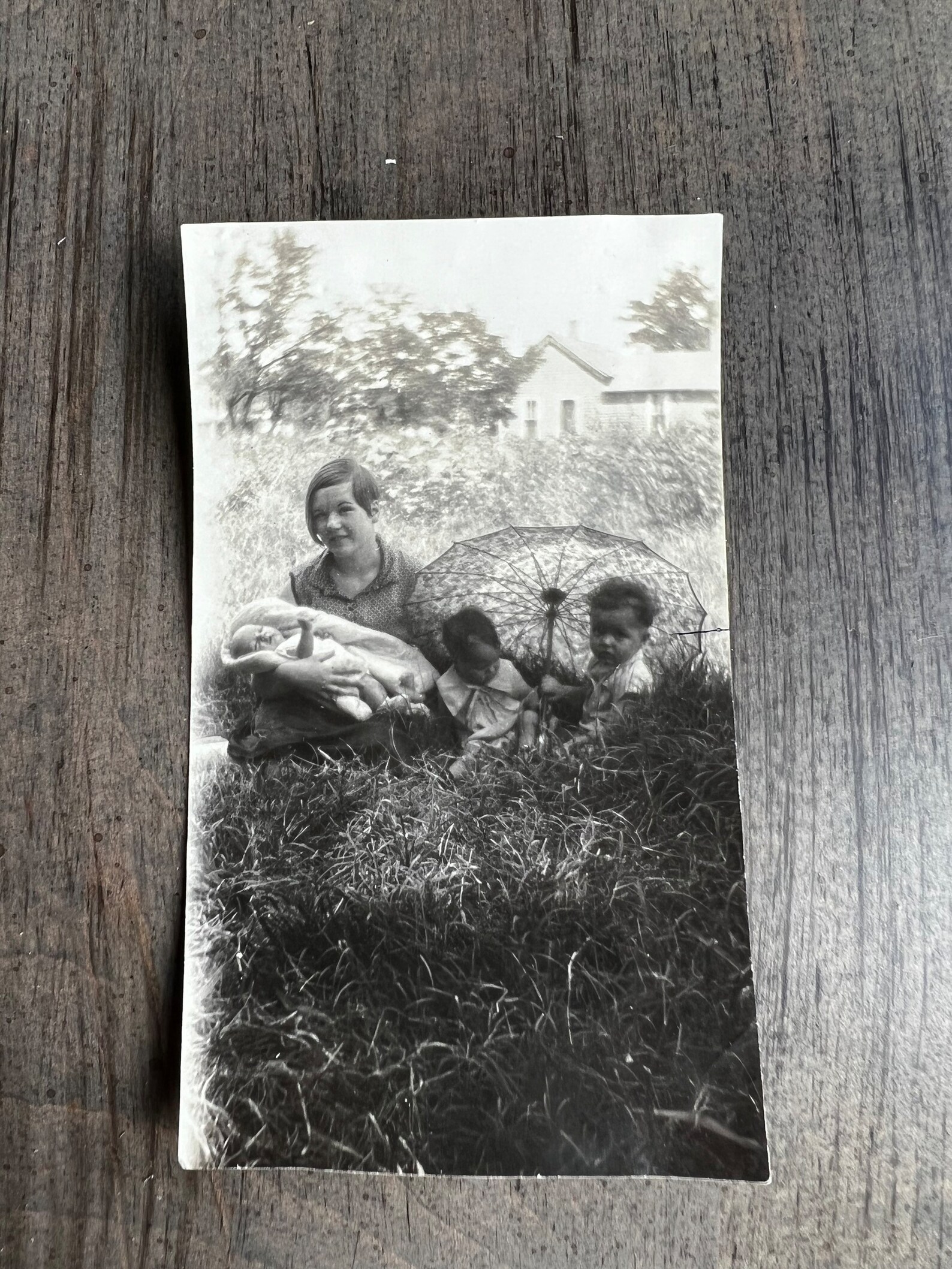 Flapper Babies Parasol Antique Found Photo - Etsy