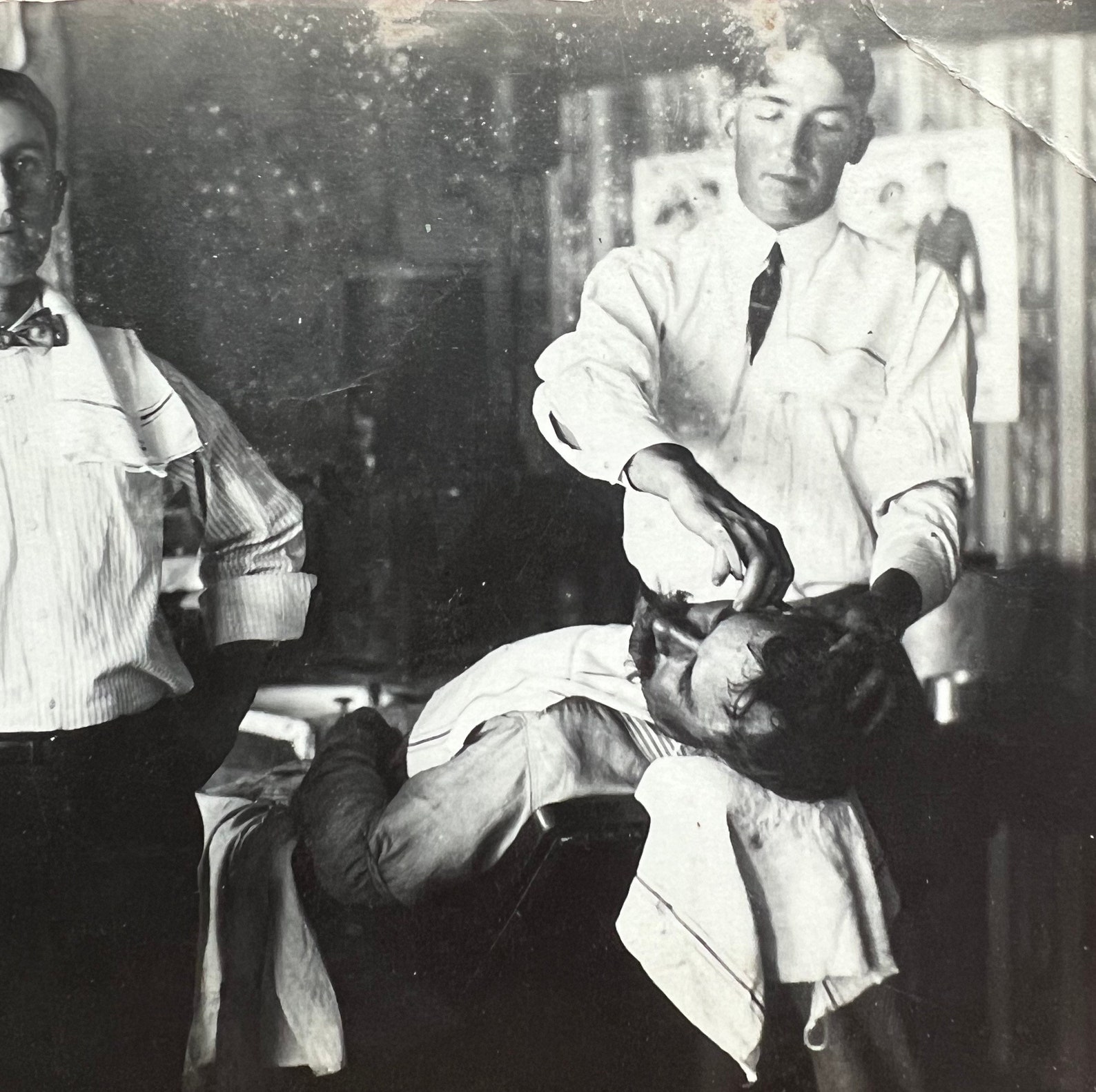 Tonsorial Parlor Vintage Real Photo Postcard RPPC Occupational ...