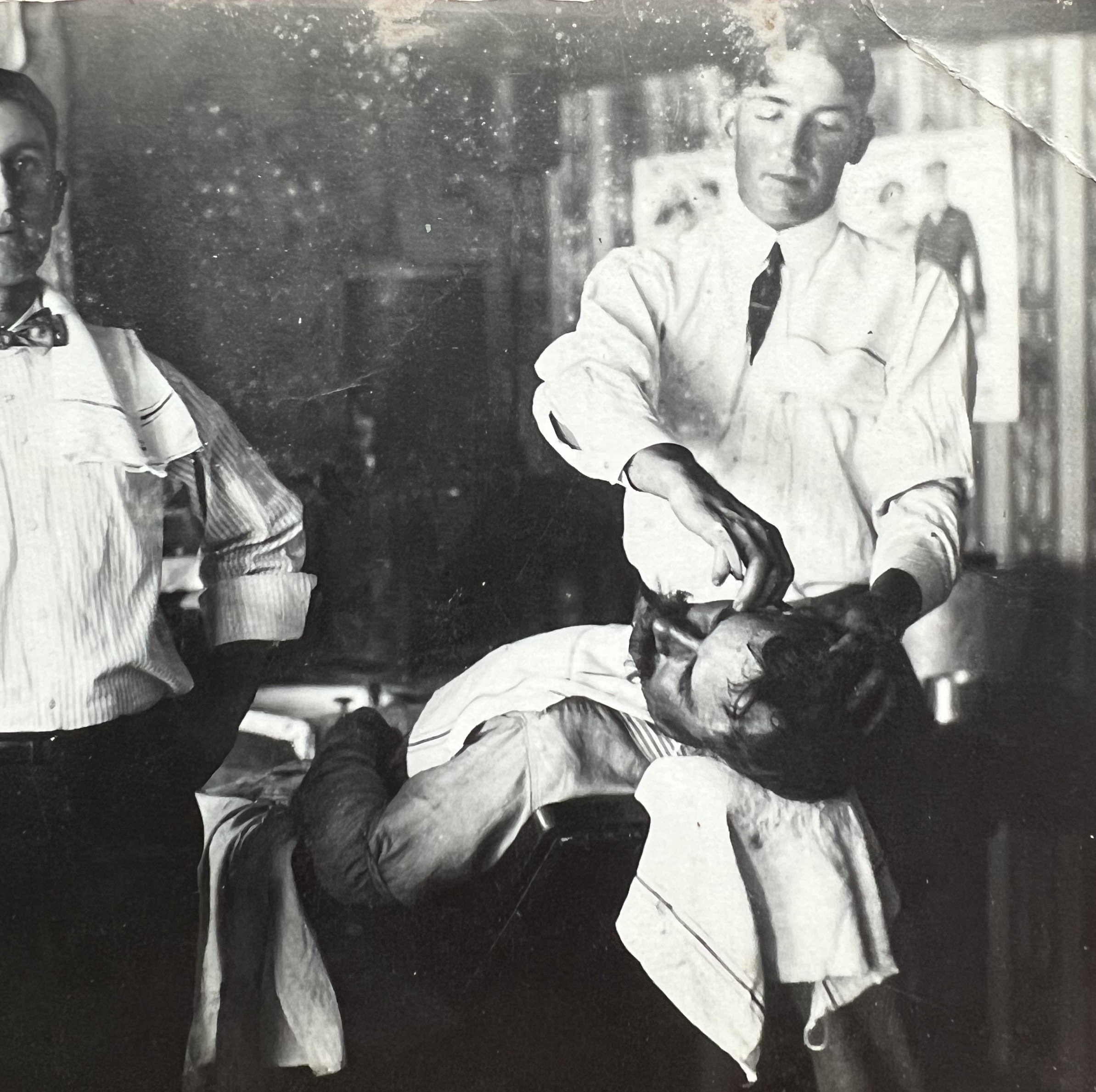 Tonsorial Parlor Vintage Real Photo Postcard RPPC Occupational ...
