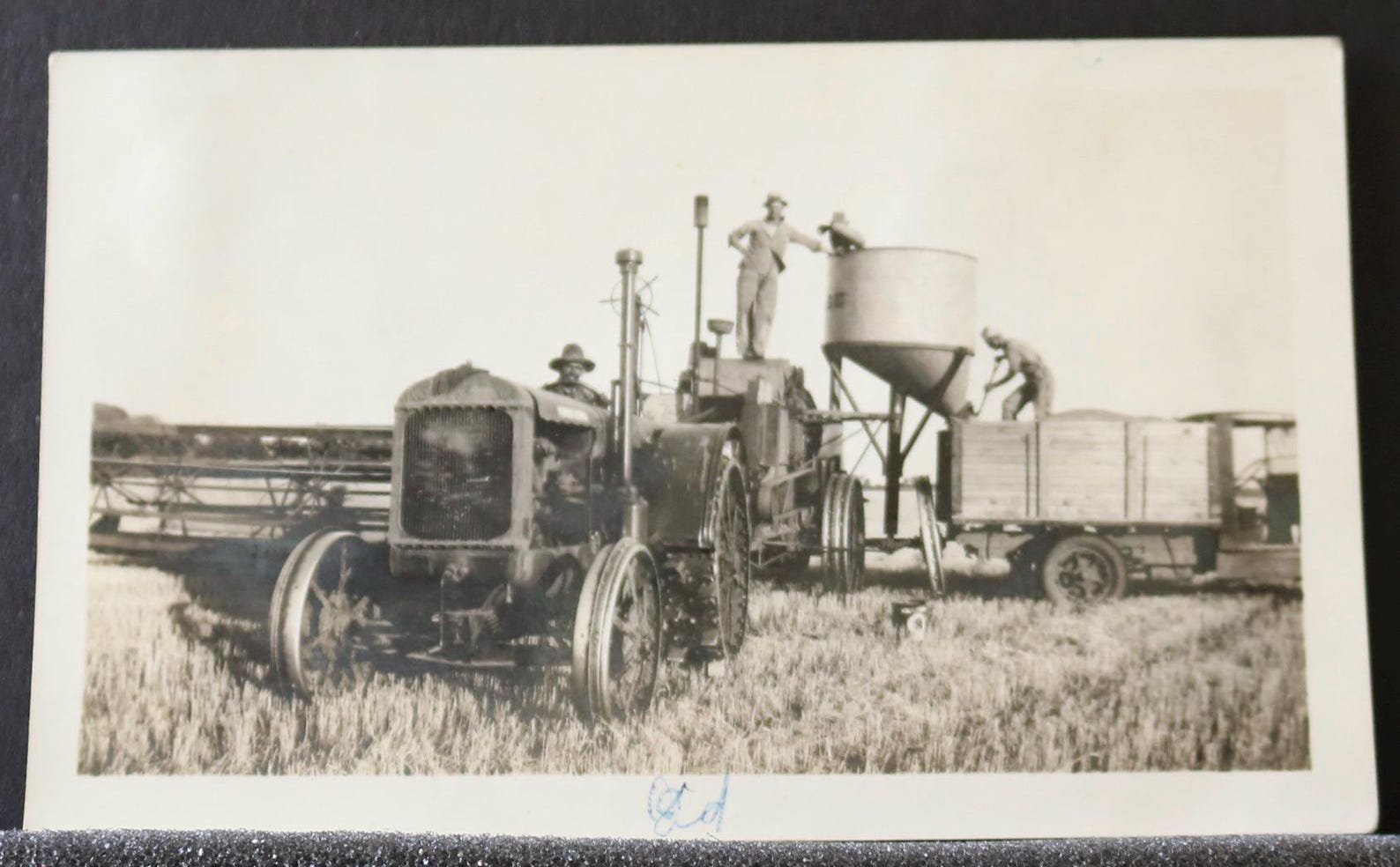 1920s Wheat Harvest Crew & Their Equipment Vintage Found Photo - Etsy