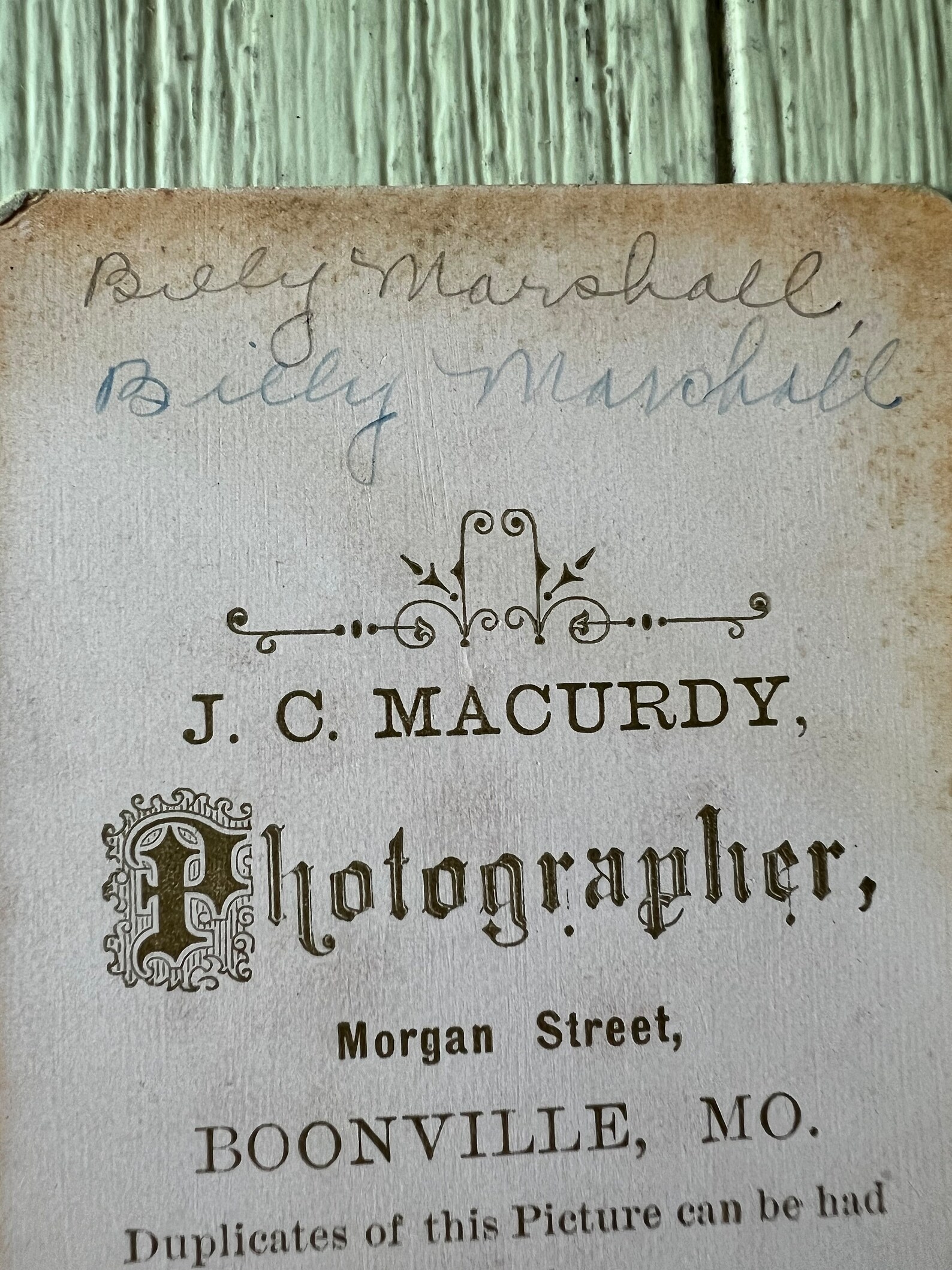 Magnificent Mane Vintage CDV Handsome Man With Curls & Mutton Chops ...