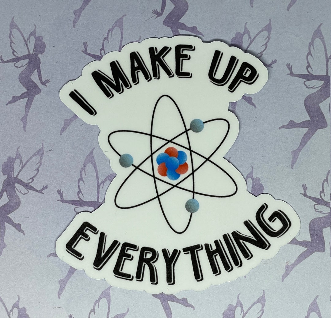 Atom Sticker for Adults Funny Science Pun Stickers for - Etsy