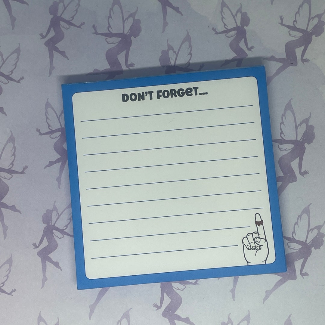 Don't Forget, 3x3 Notepad, Reminder List, Notepad, Handmade Memo Pad - Etsy
