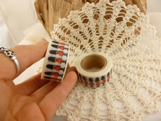 Washi Tape Royal Guard Tin Soldier Washi Tape 36 - Etsy