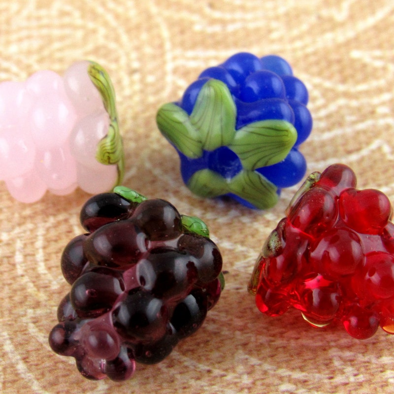 Glass Berries - Etsy
