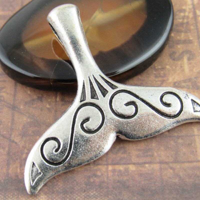 Whale Tail Pendant - Etsy