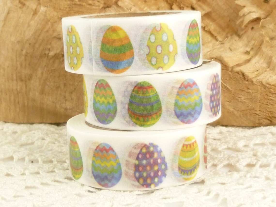 Washi Tape Easter Washi Tape Easter Eggs Washi Tape Spring | Etsy