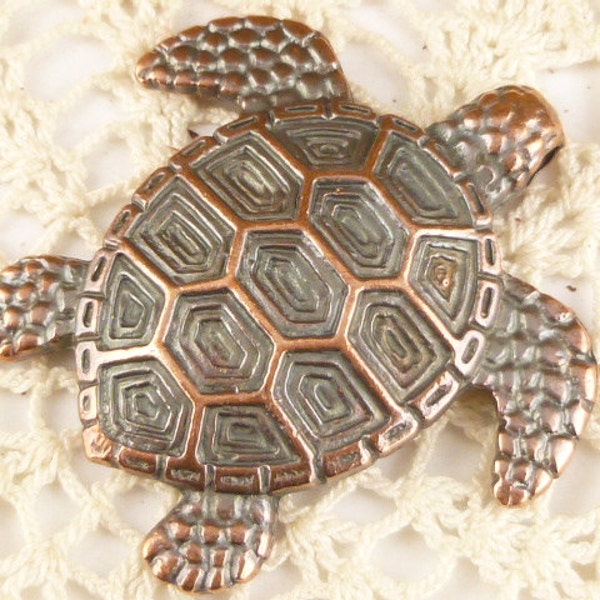 Turtle Pendant - Etsy