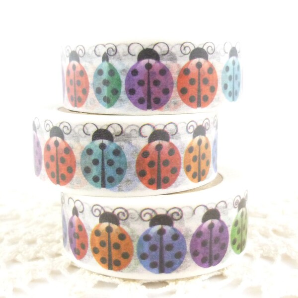 Ladybug Washi Tape - Etsy