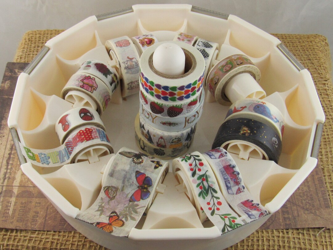 16 Roll Washi Tape Dispenser, Washi Tape Storage Box, Washi Tape ...