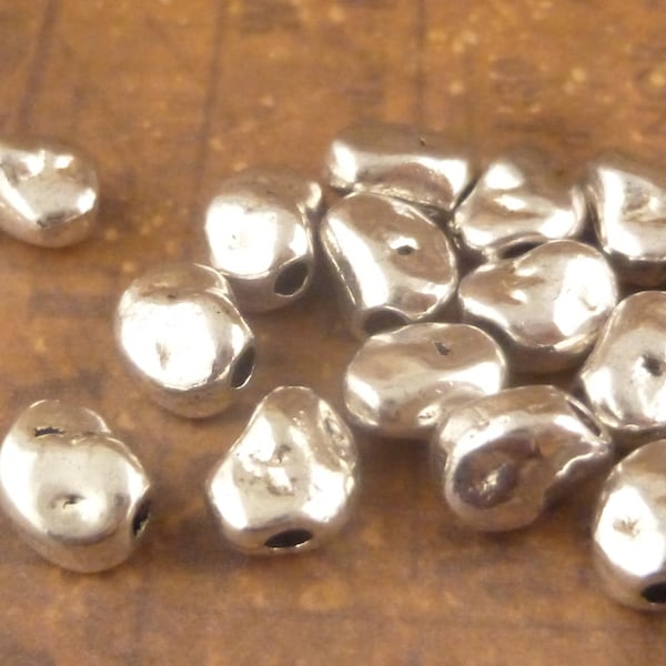 Antique Silver Beads - Etsy
